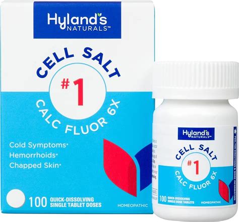 Hylands Cell Salt 1 Cal Fluor 6x 100 Tablet