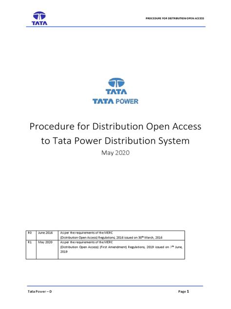 procedure for distribution open access pdf open access electric