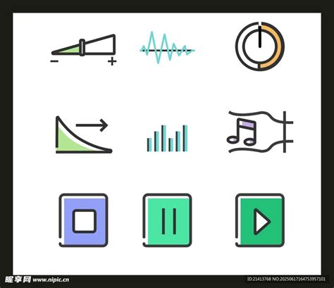 多样图标集合设计图 Logo设计 广告设计 设计图库 昵图网