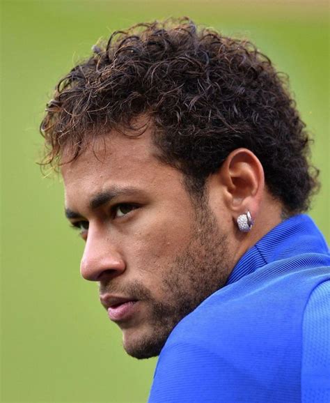 Neymar Jr Curly Hair Neymar Jr Mullet Neymar Side Profile Afro Hair