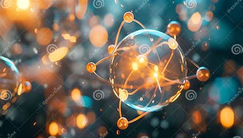 Visualization Of Atomic Structure With Electron Orbiting Nucleus