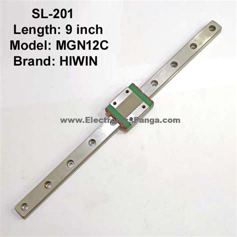 CNC HIWIN MGN12C Linear Slide With Single Bearing 9inch Length SL 201 Star International