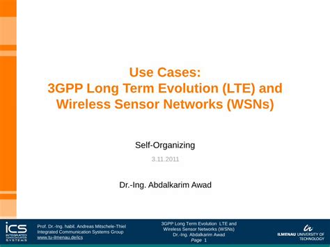 Pdf Use Cases 3gpp Long Term Evolution Lte And Wireless