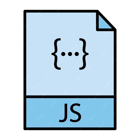 Premium Vector Javascript File Flat Illustration