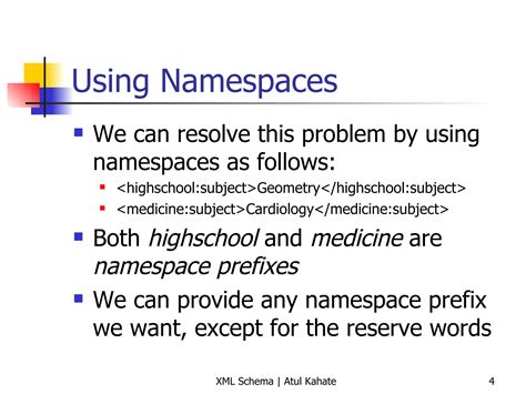 3 Xml Namespaces And Xml Schema Ppt