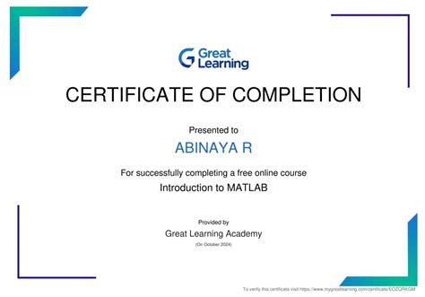 Abinaya Abinaya On Linkedin Matlab Certified Dataanalysis Programming Innovation Stem