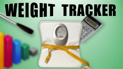 excel weight tracker formulas autofill formatting and charts microsoftexcel excelforbeginners