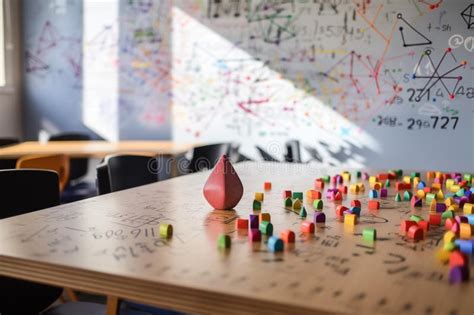 Ai Generative Photo Of Math Equations Photo Realistic Style Stock Illustration Illustration