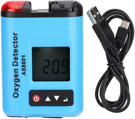 Oxygen Gas Meter Portable Oxygen Detector 0~30 Vol O2 Tester Monitor With Alarm Single Gas
