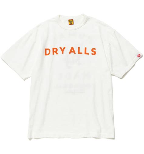 Human Made Dry Alls Graphic 09 T Shirt White Fw22 Mens Us