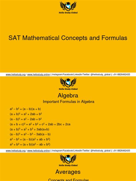 Sat Maths Formulas Pdf Triangle Circle