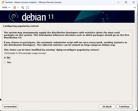 Debian 11 Server Kurulumu Verimek Telekomünikasyon