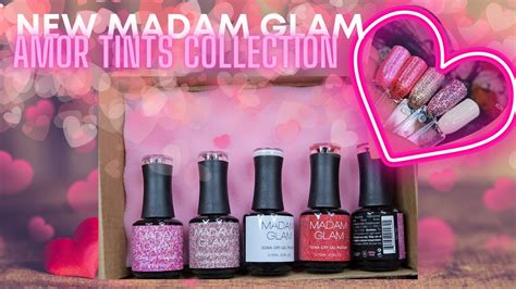 New Madamglamofficial Amor Tints Collection Valentines Glitter