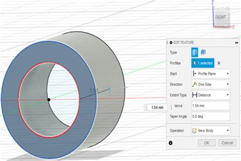 Figure Step Extrude Option In The Create Menu Download Scientific Diagram