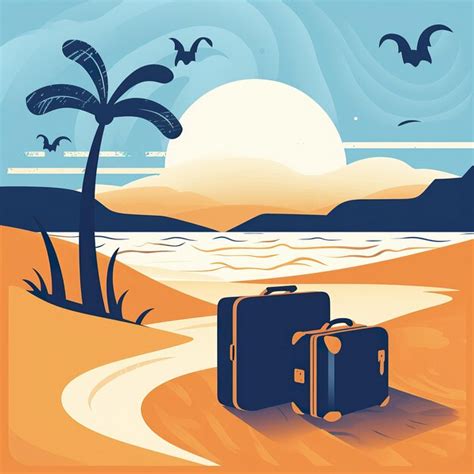 Premium Ai Image Ai Generated Illustration Of Vacation On Tropical