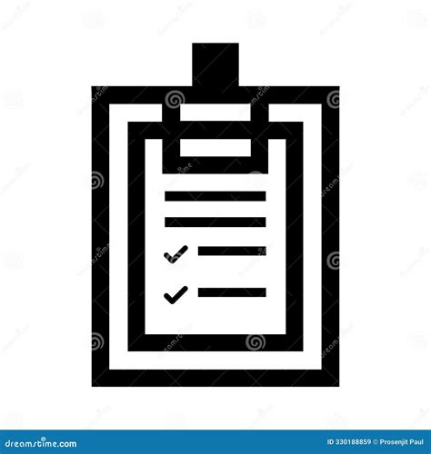 notepad tick report checklist report icon vector illustration 330188872