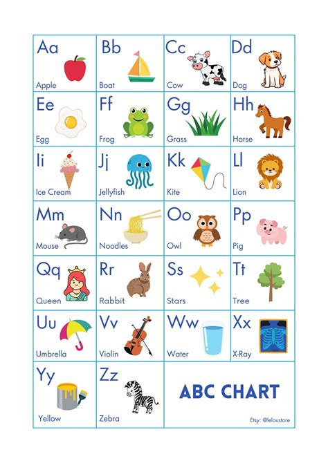 Abc Chart Freebie