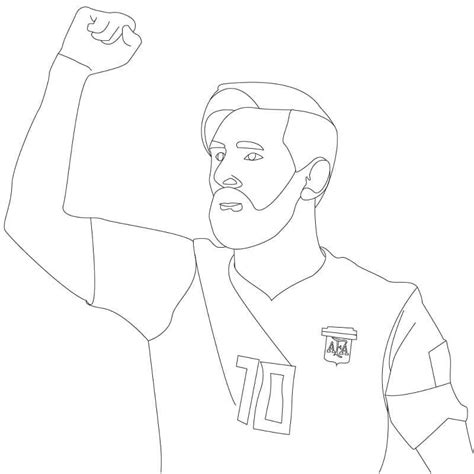 Coloriage Messi Le Footballeur T L Charger Et Imprimer Gratuit Sur Coloriageenfant Com