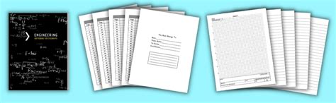 Engineering Notebook Graph Paper Professional Engineering Notebook For