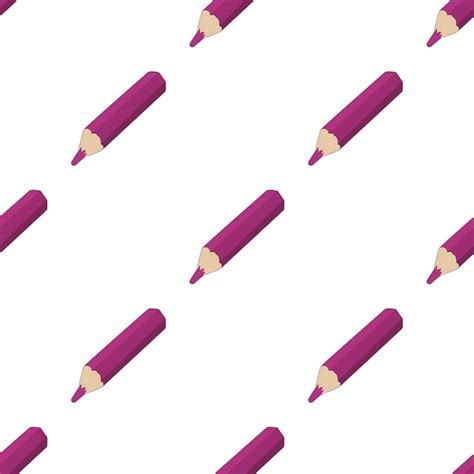 Premium Vector Purple Cosmetic Pencil Pattern Seamless Background Texture Repeat Wallpaper