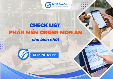 Phần Mềm Order Món ăn Gọi Món Chuyên Nghiệp Dễ Dùng Nhất
