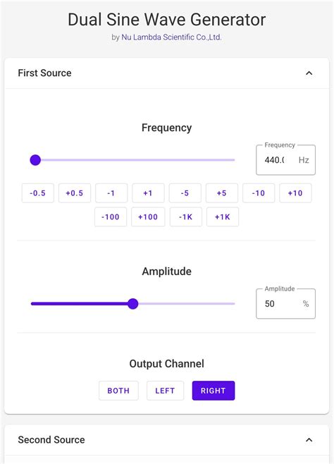 Nu Lambda Scientific แจก Web Applications สร้างเสียงความถี่ต่าง ๆ สำหรับใช้ในห้องเรียน