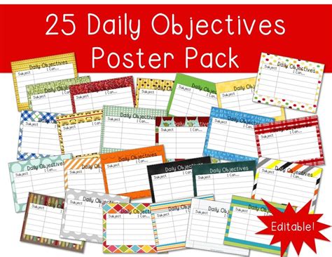 8 Ways To Display Learning Objectives Organized Classroom Daily Objectives Learning