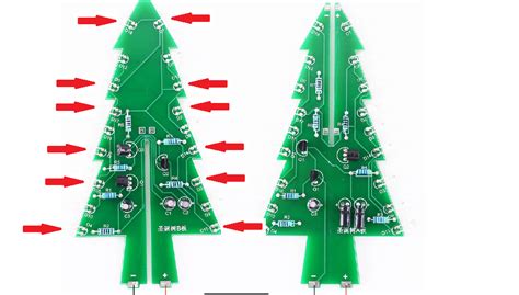 Pcb Xmas Tree Some Leds Not Flashing Symmetrical Pattern Rpcb