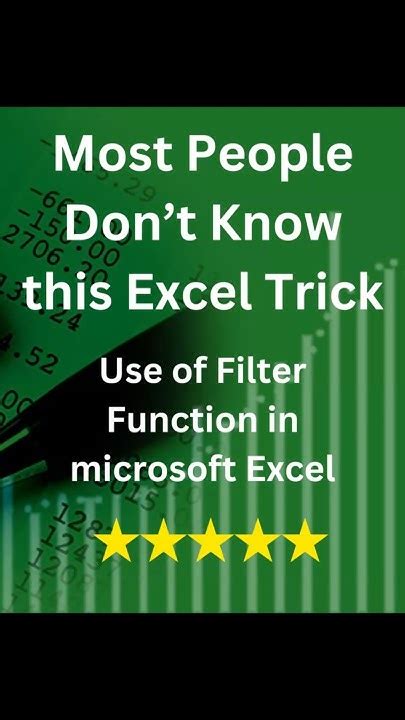 Use Of Filter Function In Microsoft Excel Excel Tricks Excel Exceltips Exceltricks Shorts