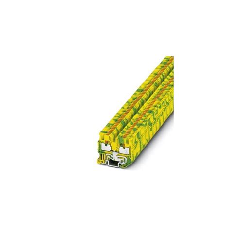 Mini Ground Terminal Block Push In Connection No Of Connections Cross Section Mm