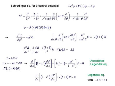 15 Legendre Functions 1 Legendre Polynomials 2 Orthogonality