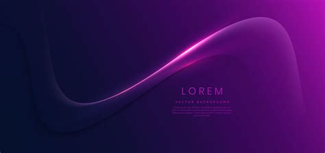 추상 3d 골드 곡선 리본 보라색과 진한 파란색 배경에 조명 효과 텍스트 복사 공간 럭셔리 디자인 스타일 3차원 형태에 대한 스톡 벡터 아트 및 기타 이미지 Istock