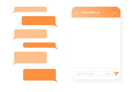 Lifechat Form Creator Empty Chat Bot Window And Message Bubbles