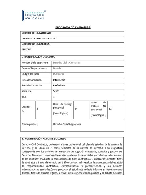 Derecho Civil Contratos Pdf