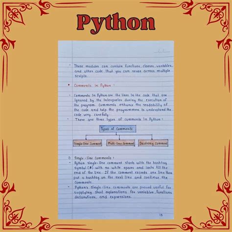 Python Handwritten Notes Topperworld