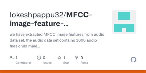 github lokeshpappu32 mfcc image feature extraction from audio we