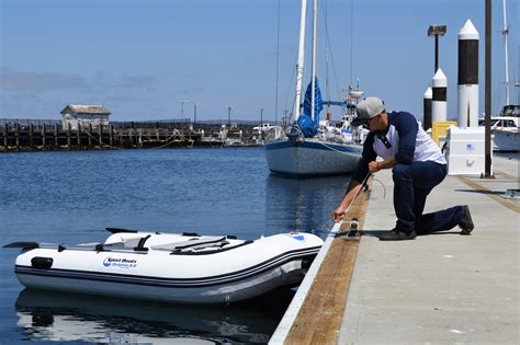 Getting Tied Off Best Main Inflatable Sport Boats