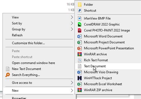 Add New Text Document To Right Click Context Menu Windows 10 Forums
