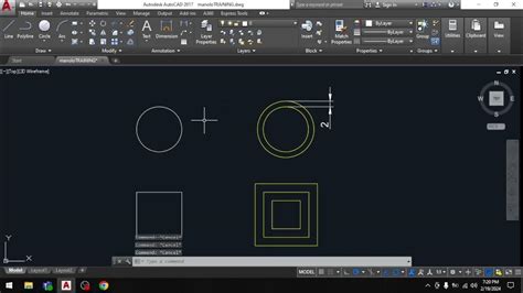 Autocad Basic Commands Training For B121l Polygon Rotate Trim