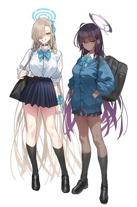 アスナ ブルアカ カリン ブルーアーカイブ rkgk Mx2Jのイラスト