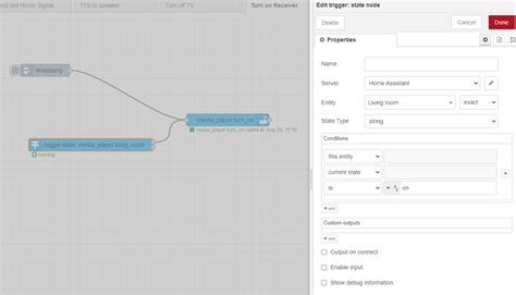 Trigger State Question Trying To Turn On One Device When Another Powers On Node RED Home