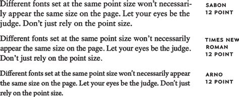 Point Size Buttericks Practical Typography