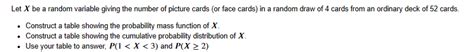 Solved Let X Be A Random Variable Giving The Number Of Chegg