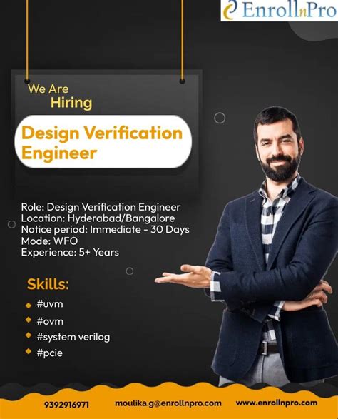 Enroll N Pro On Linkedin Immediatejoiners Designverification