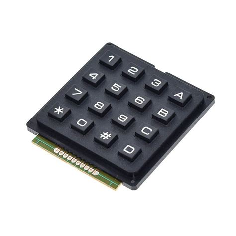 Teclado Matricial 4x4 16 Teclas Bit Maker Arduinos Módulos Sensores 3D e Robótica