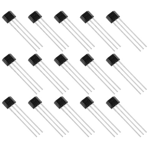 Ounona 15 Pcs Hall Effect Controller Transistors Assortment Kit Grey