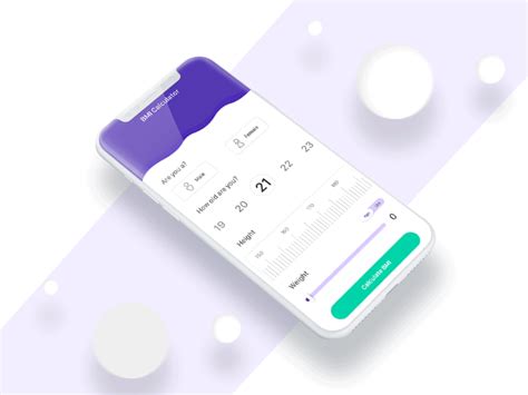 Bmi Calculator Behance