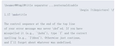 Something Went Wrong When I Use Maketitle Any Idea · Issue 1