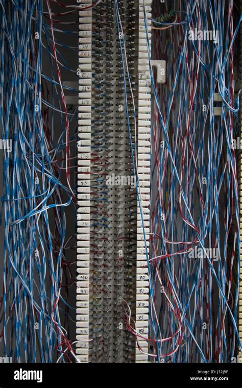 Data Center Wires Hi Res Stock Photography And Images Alamy