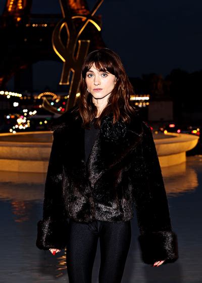 Natalia Dyer Attends The Saint Laurent Womenswear Tumbex